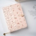 Lace Pink Flower Notebook Original Handmade Fabric Journal A5 A6 Floral ...