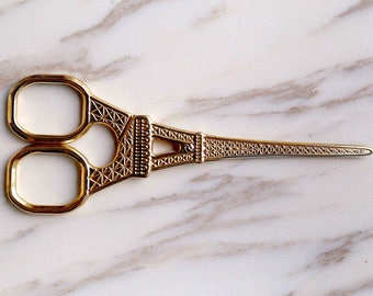 Gold Scissors /gold Antique Vintage Scissors /desk Accessories - Etsy