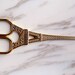 Eiffel Tower Sewing Scissor /gold Antique Vintage Scissors /embroidery ...