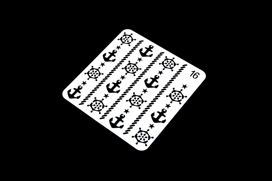 Anchor Bullet Journal Stencil/nautical Stencil/compass - Etsy