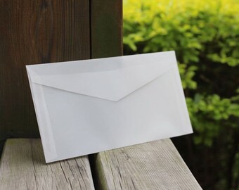Transparent Envelopes / White Clear Envelopes/clear Envelopes - Etsy