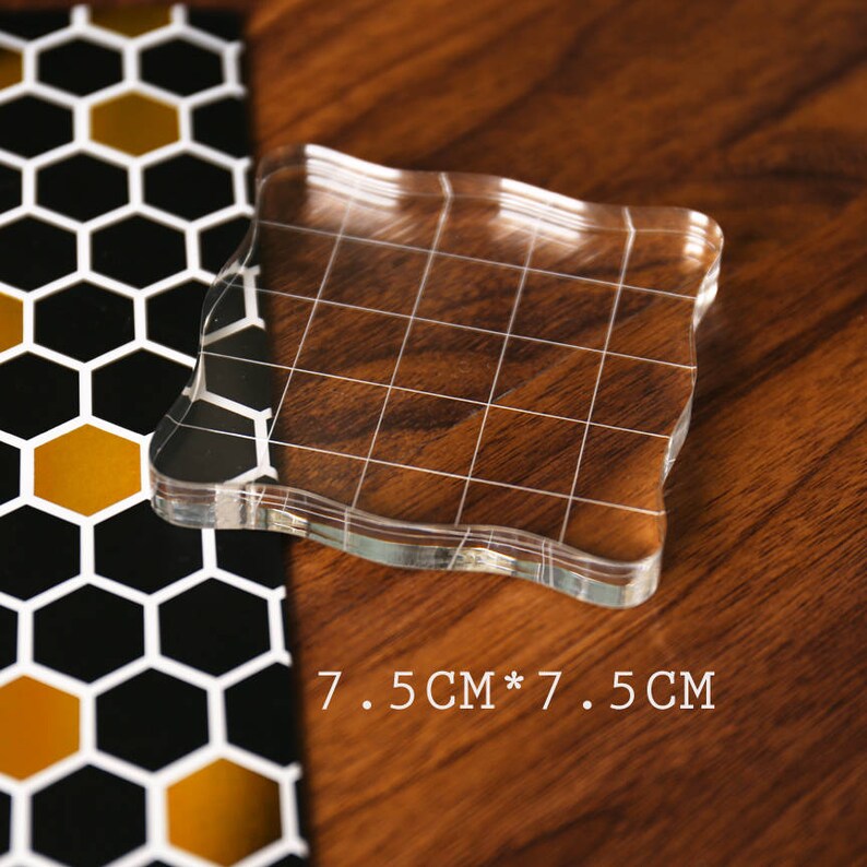 Transparent Stamp Block/acrylic Block for Clear Stamp/acrylic - Etsy