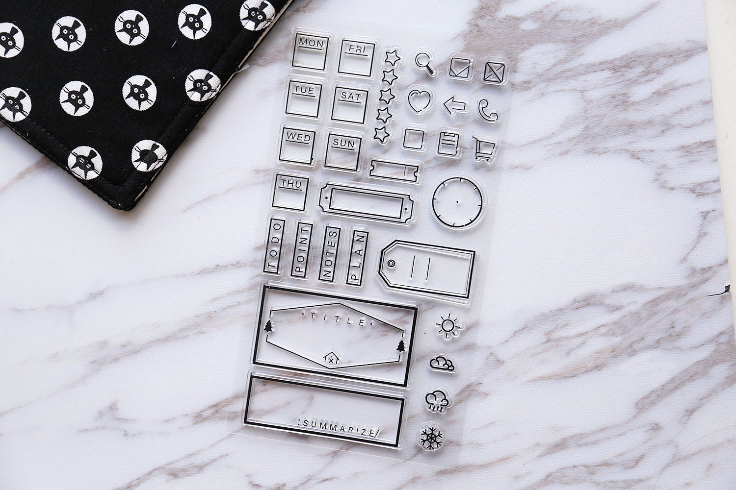 Weekly Stamp to Do Stamp Planner Stamp Weather Stamp Title - Etsy