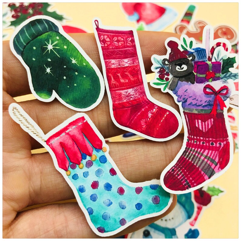 Christmas Tree Stickers Set/ Trees Stickers for Bullet - Etsy
