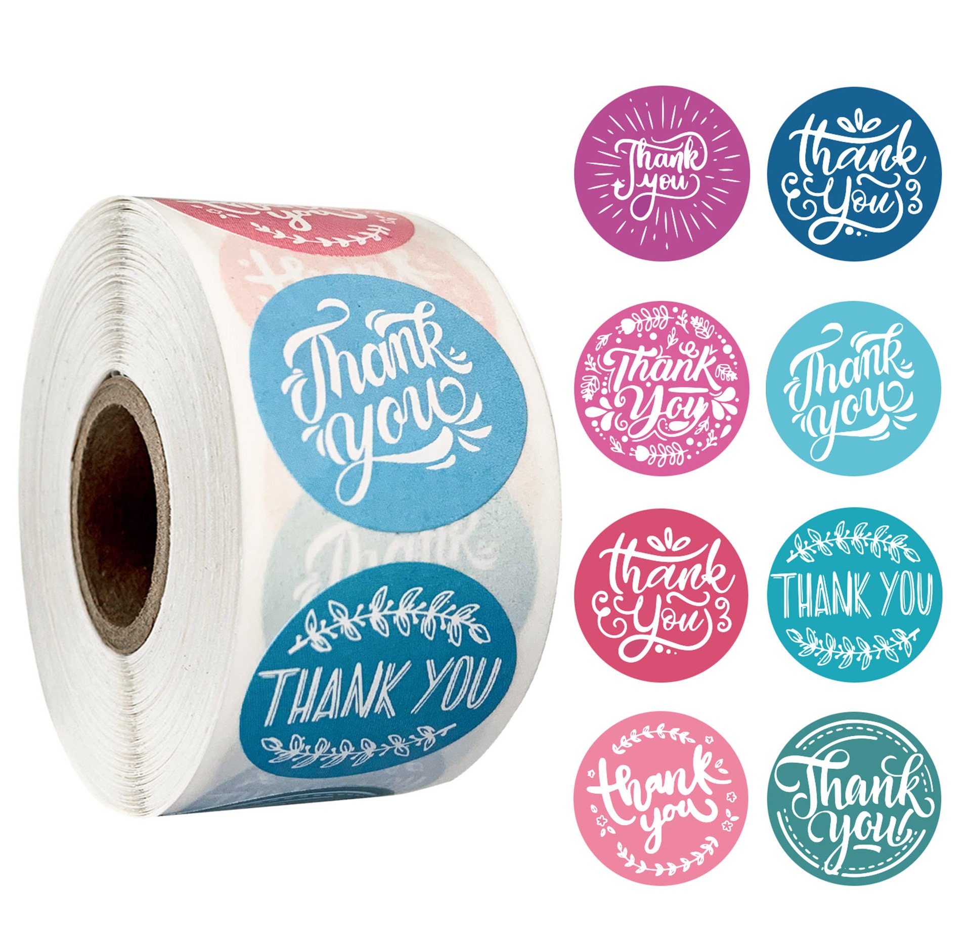 Thank You Stickers /8 Designs Packaging Stickers /modern - Etsy