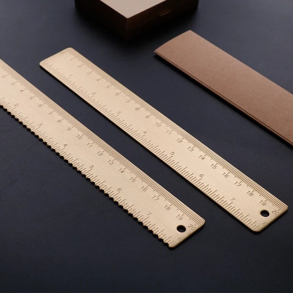 Metal Ruler - Etsy