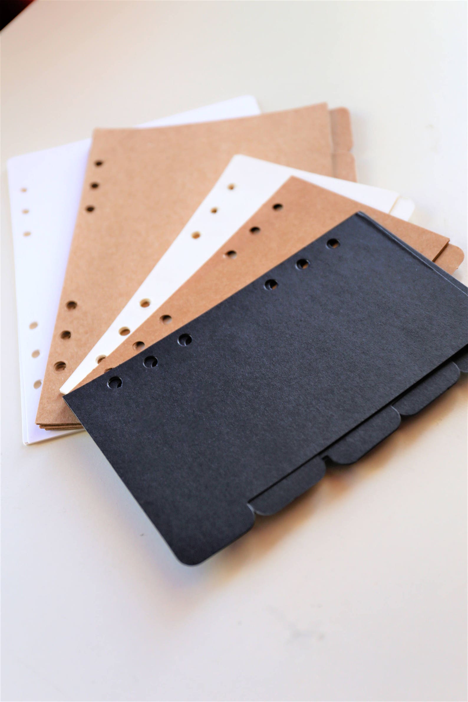 Kraft Planner Dividers/a5 Dividers /personal Dividers /planner Divider ...