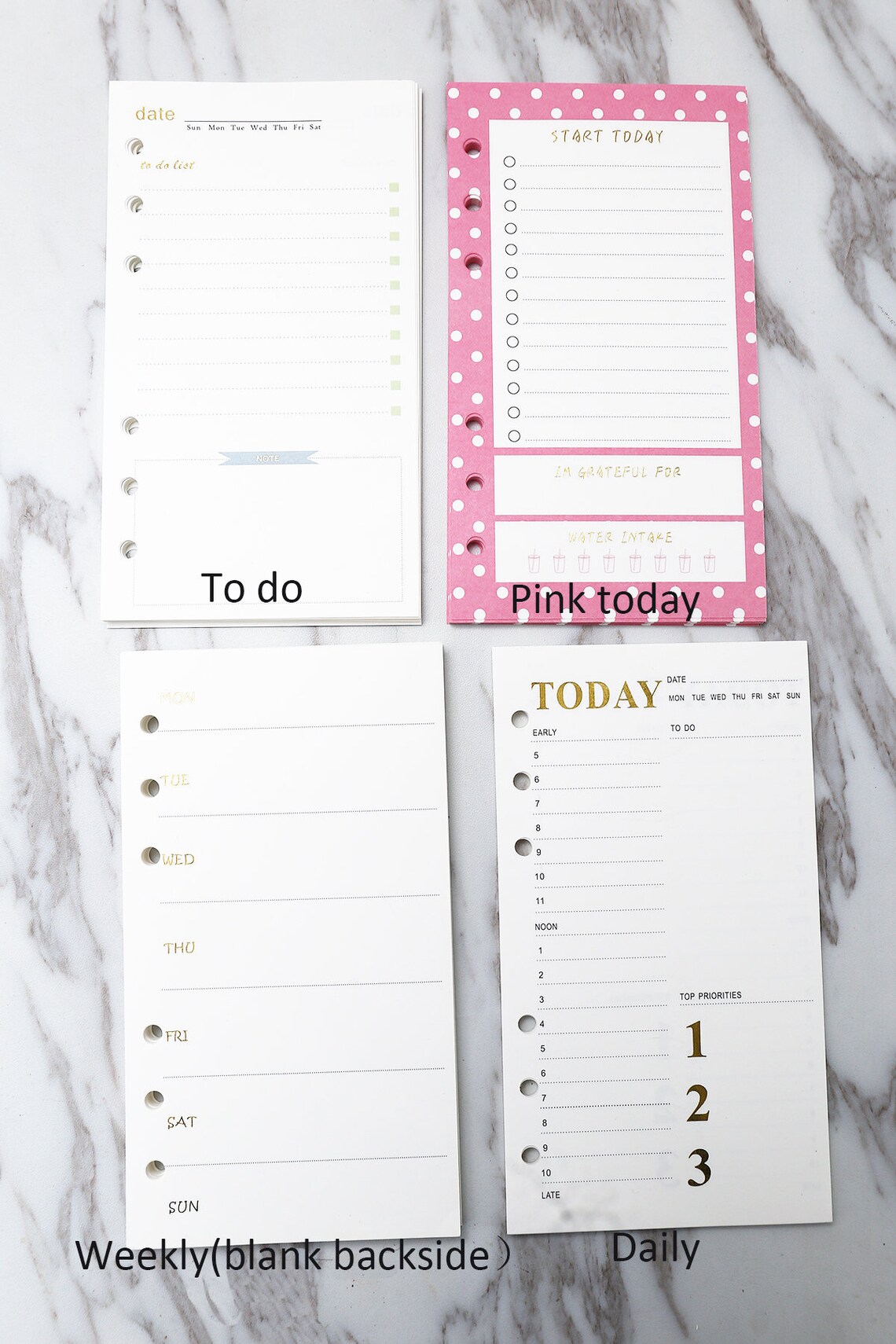 Personal Planner Inserts /colorful Inserts /personal Size - Etsy