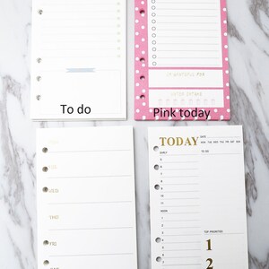 Personal Planner Inserts /colorful Inserts /personal Size Planner ...
