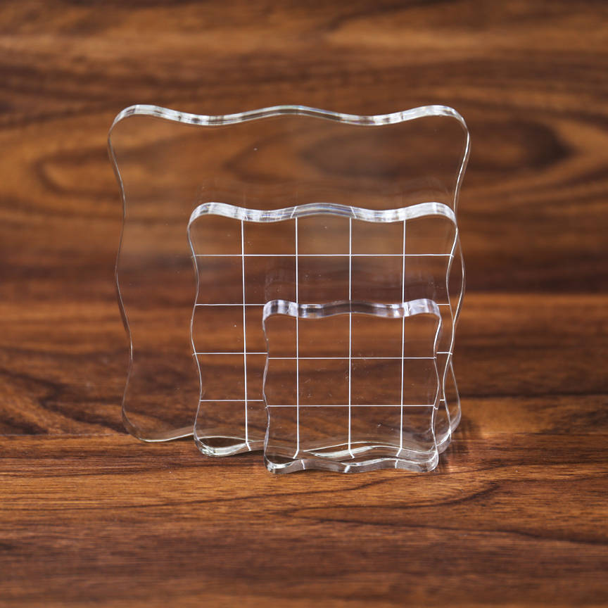 Transparent Stamp Block/acrylic Block for Clear Stamp/acrylic - Etsy