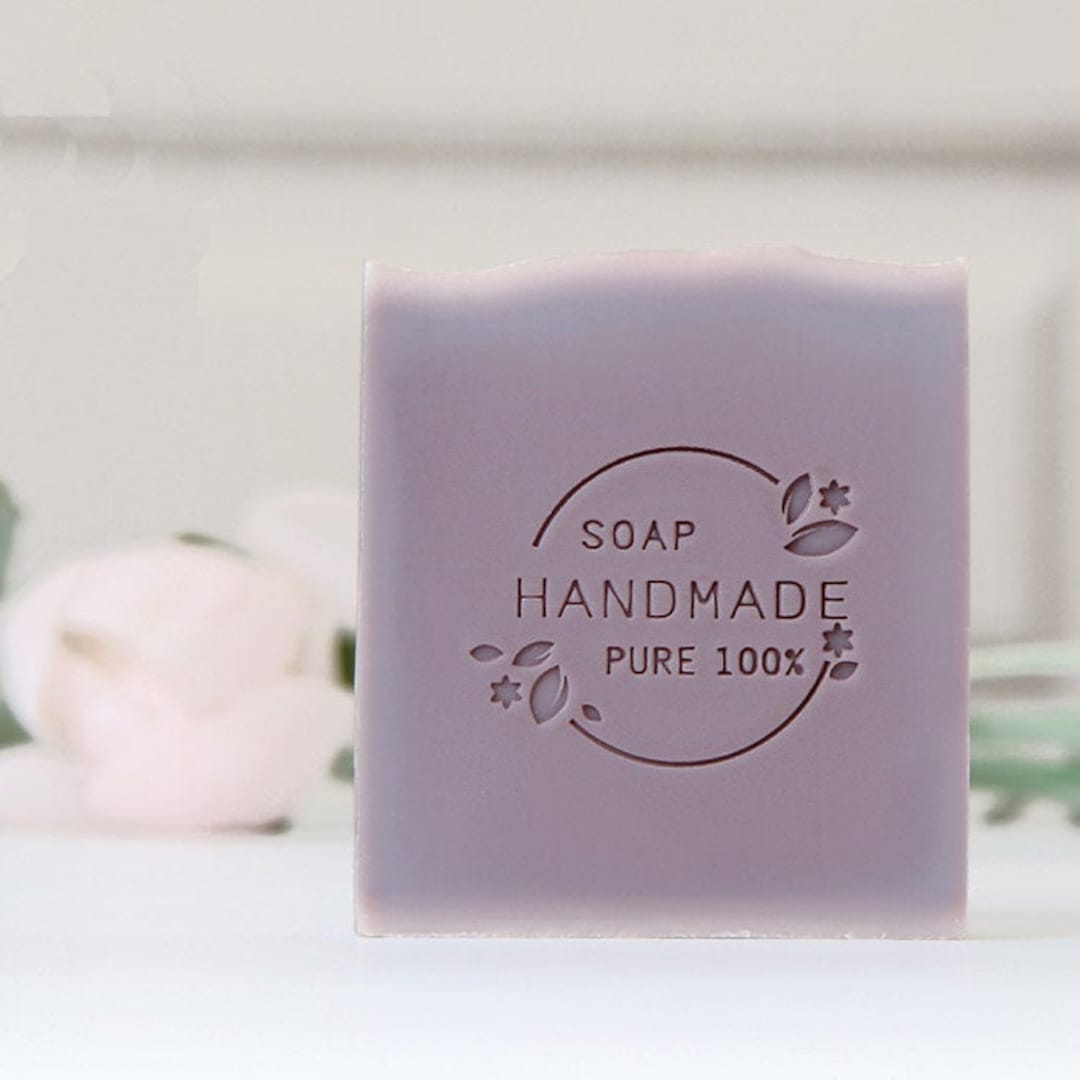 Soap Handmade Stamp, Pure Handmade Soap Stamp, Custom Soap Stamp ...