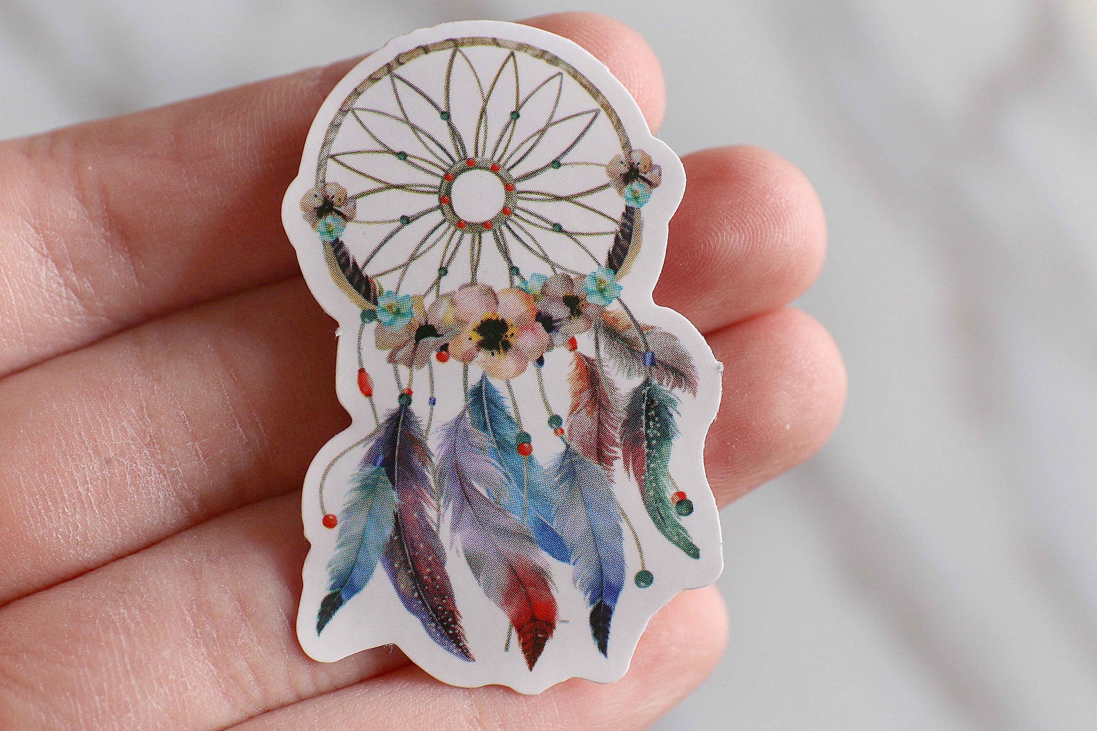 17 Pcs Dream Catcher Sticker Flakes/dreamcatcher Stickers/ | Etsy