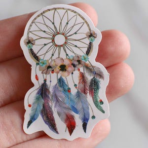 17 Pcs Dream Catcher Sticker Flakes/dreamcatcher Stickers/ Feather ...