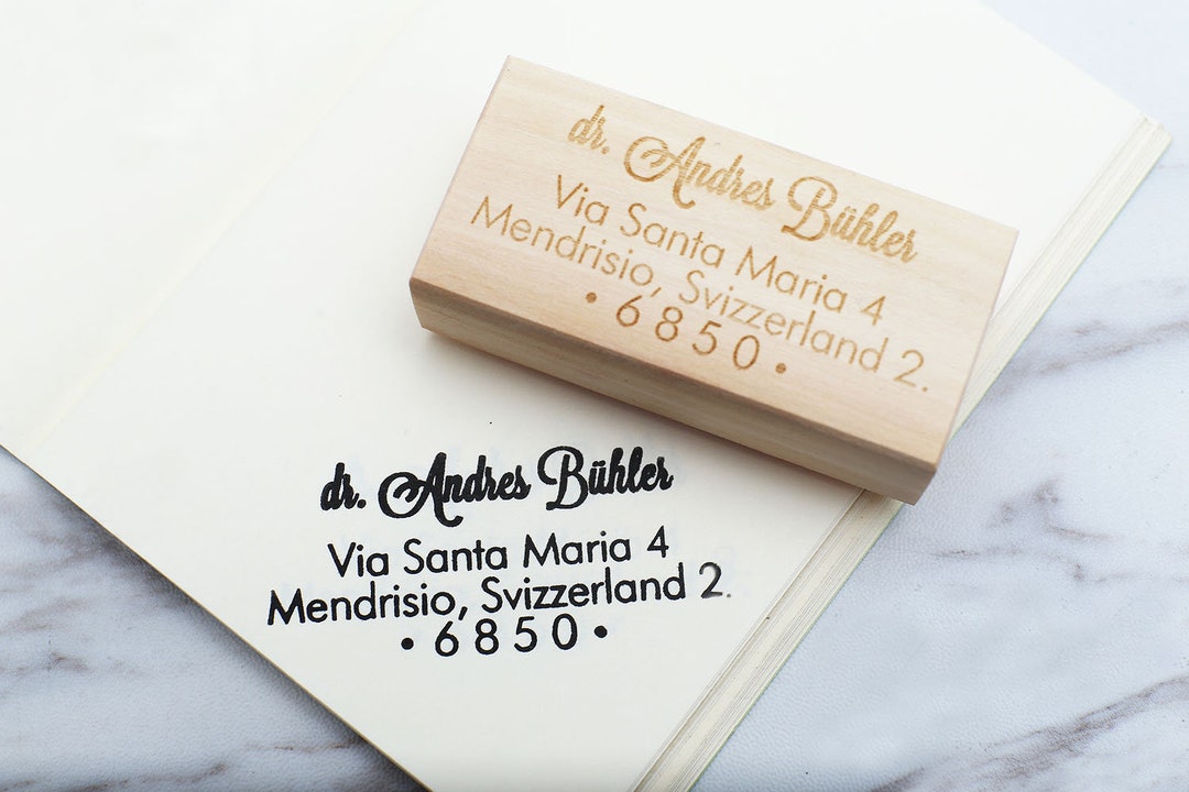 Custom Stamp for Business, Personal or Weddings/custom Rubber Stamp ...