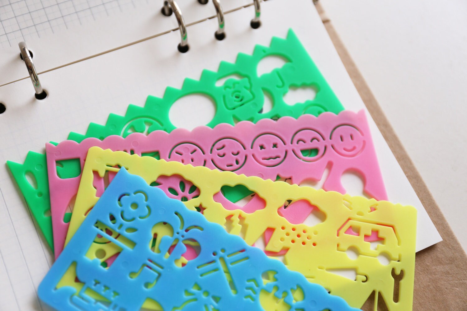 Plastic Planner Stencil 2 / Bullet Journal Stencil/rvs Planner - Etsy