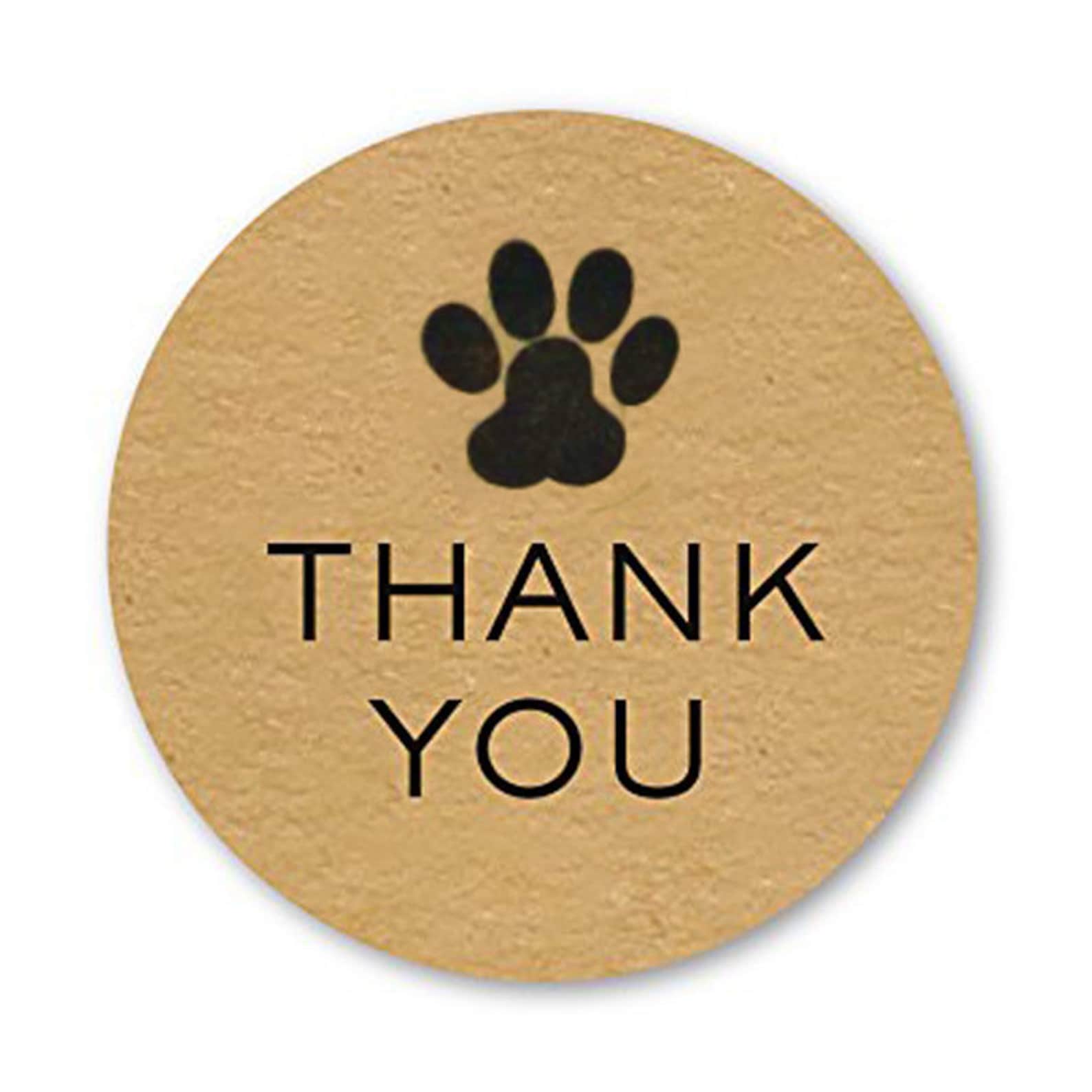 Thank You Stickers Paw/dog Food Stickers / Pet Business - Etsy