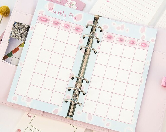 A5 Planner Inserts /weekly Inserts /monthly Inserts/daily | Etsy