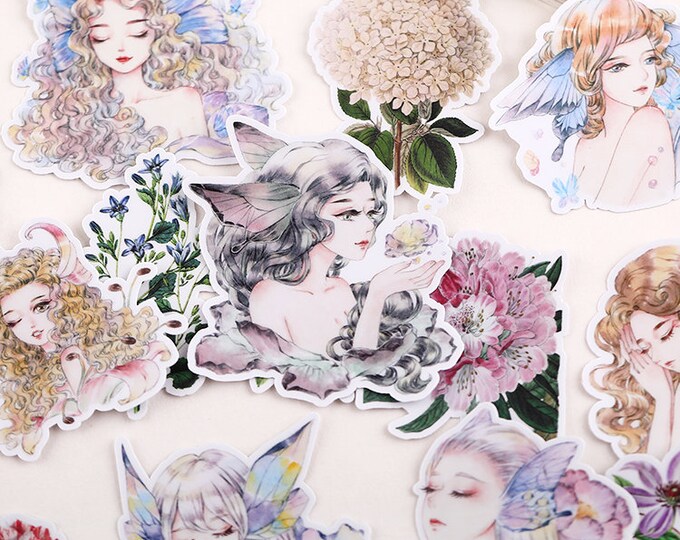 24pcs Black and White Flower Stickers / Plant Labeling Sticker - Etsy