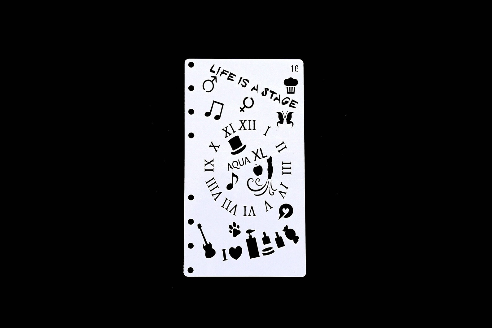 Note Stencil /journal Stencil /notebook Stencil/ Life is Stage - Etsy