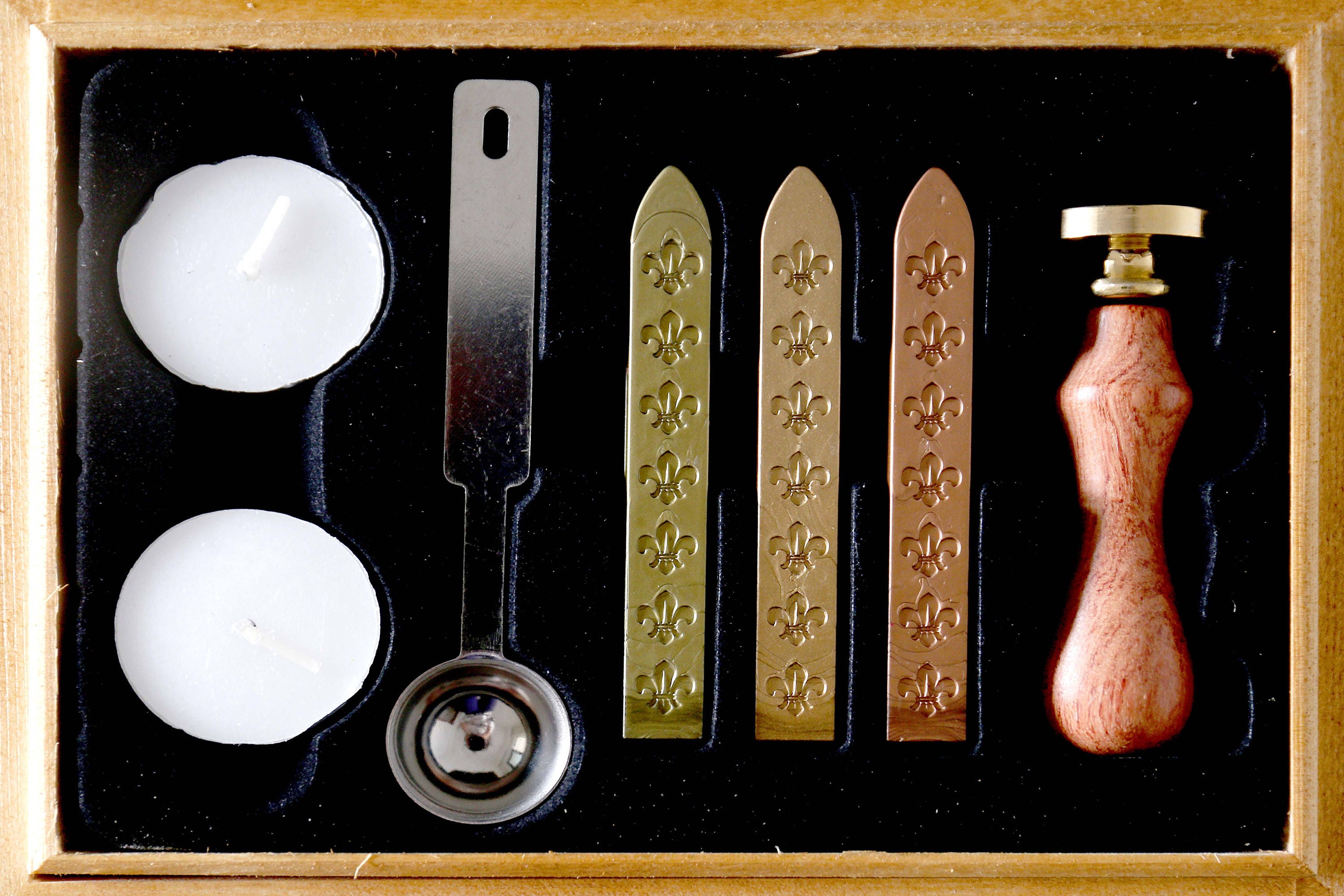 Custom Your Own Logo Wax Seal Box Set /wedding Gift Box Set Wedding ...