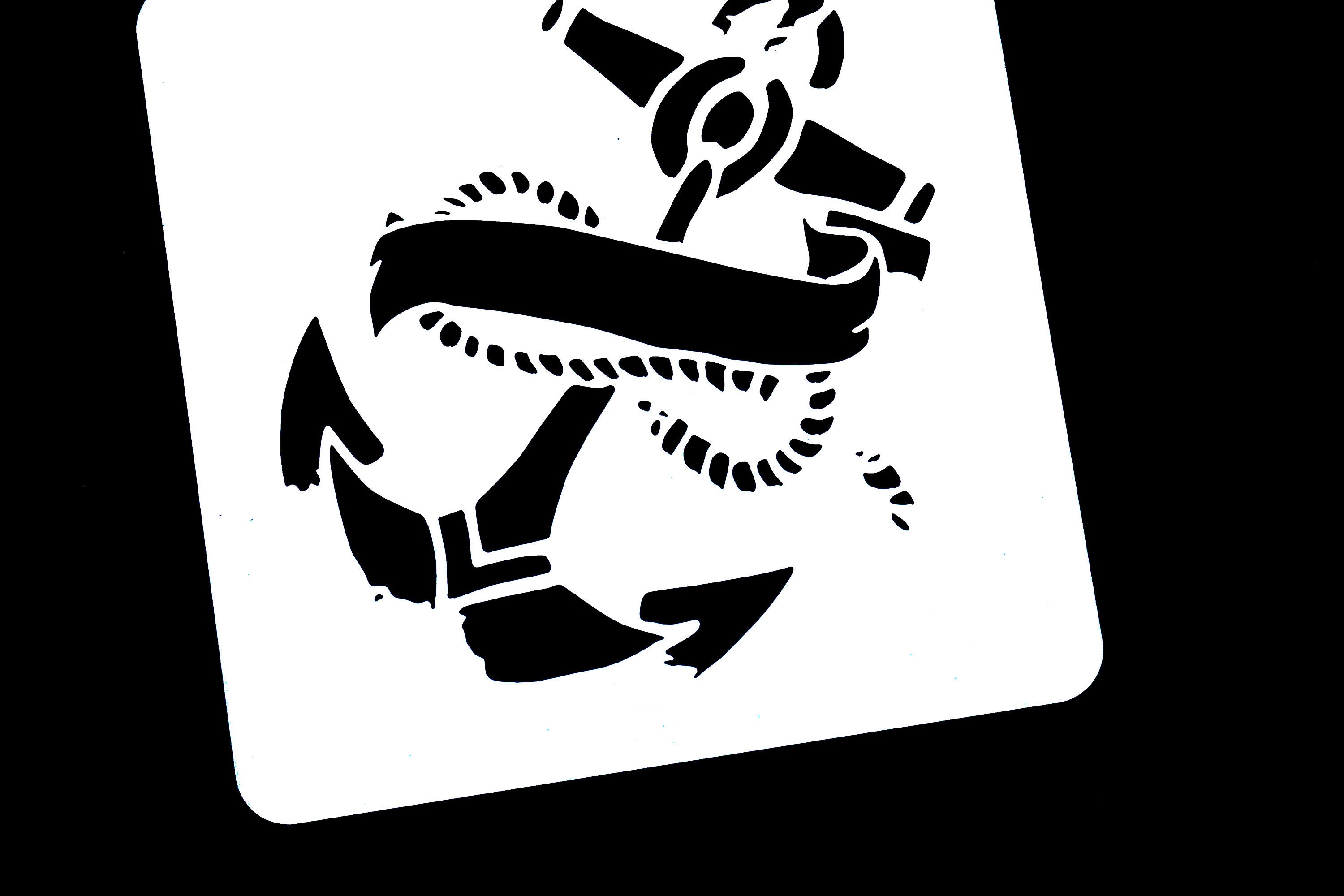 Anchor Stencil/ Rope Plastic Stencil /bullet Journal - Etsy