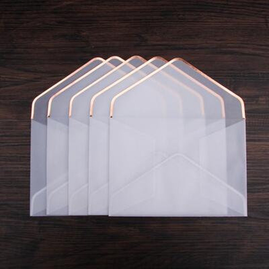 Golden Border Envelopes /vintage Letter Envelopes/transparent - Etsy Canada