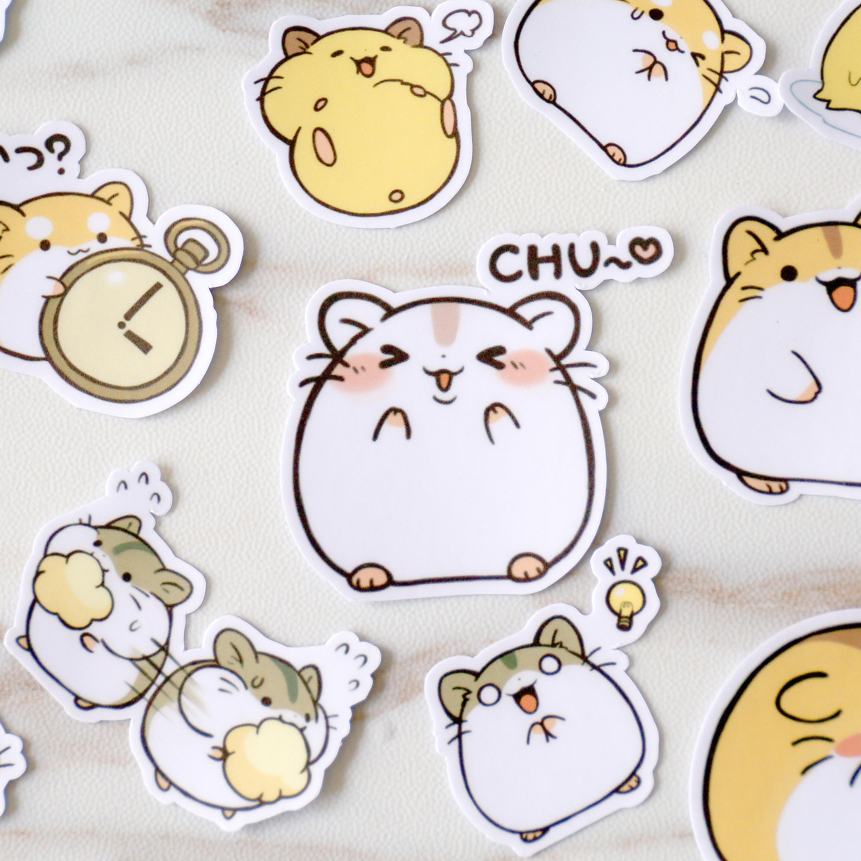 Hamster Stickers Set/ Planner Stickers/ Filofax Stickers/lap | Etsy