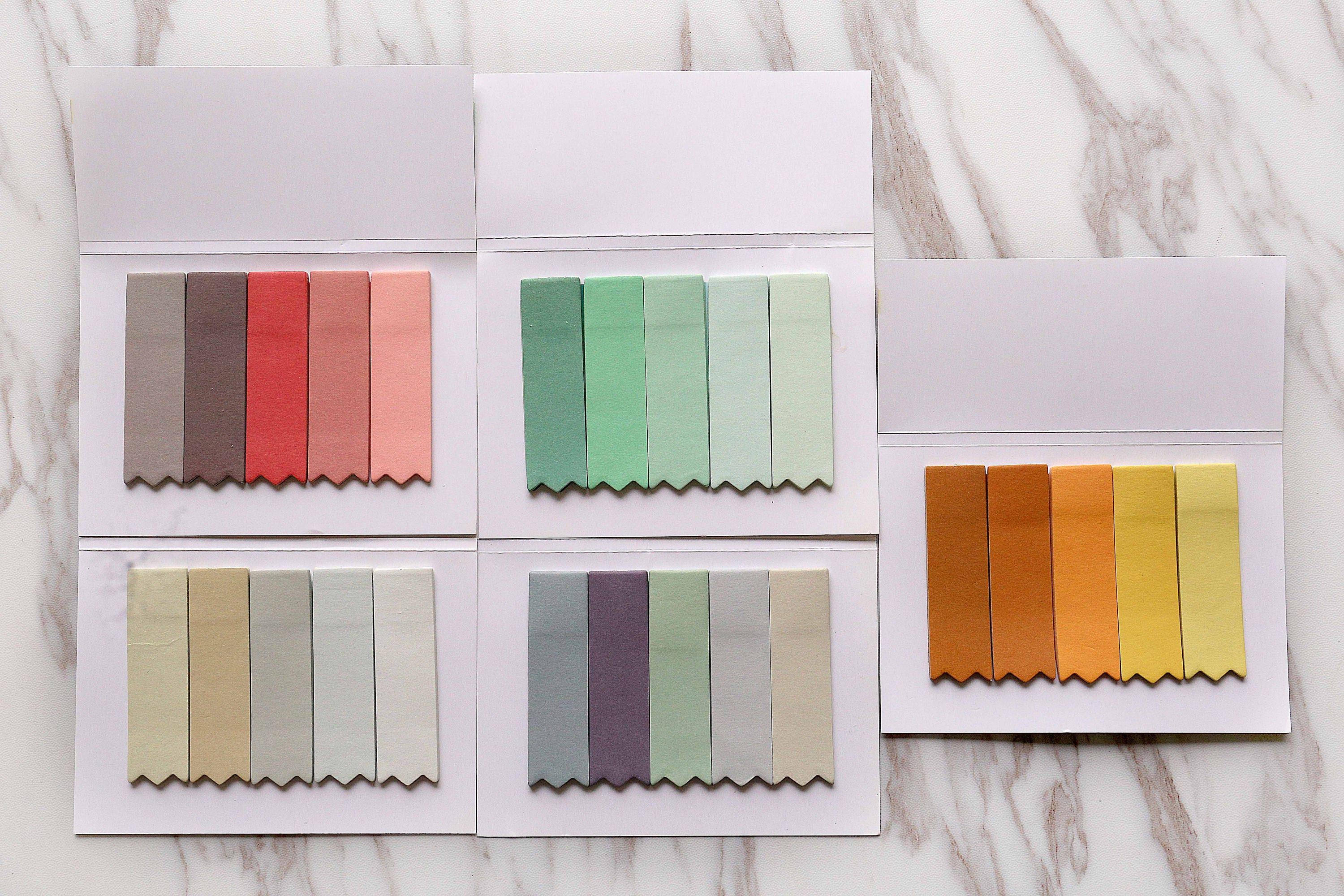 Colorful Sticky Notes/seasonal Fade Color Sticky Note/planner - Etsy