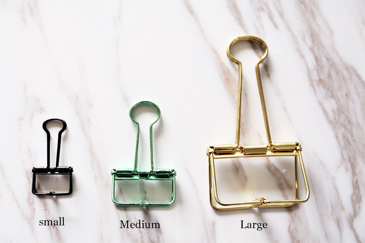 4pc Paper Clips Gold Bookmarks Metal Paper Clipcolorful - Etsy