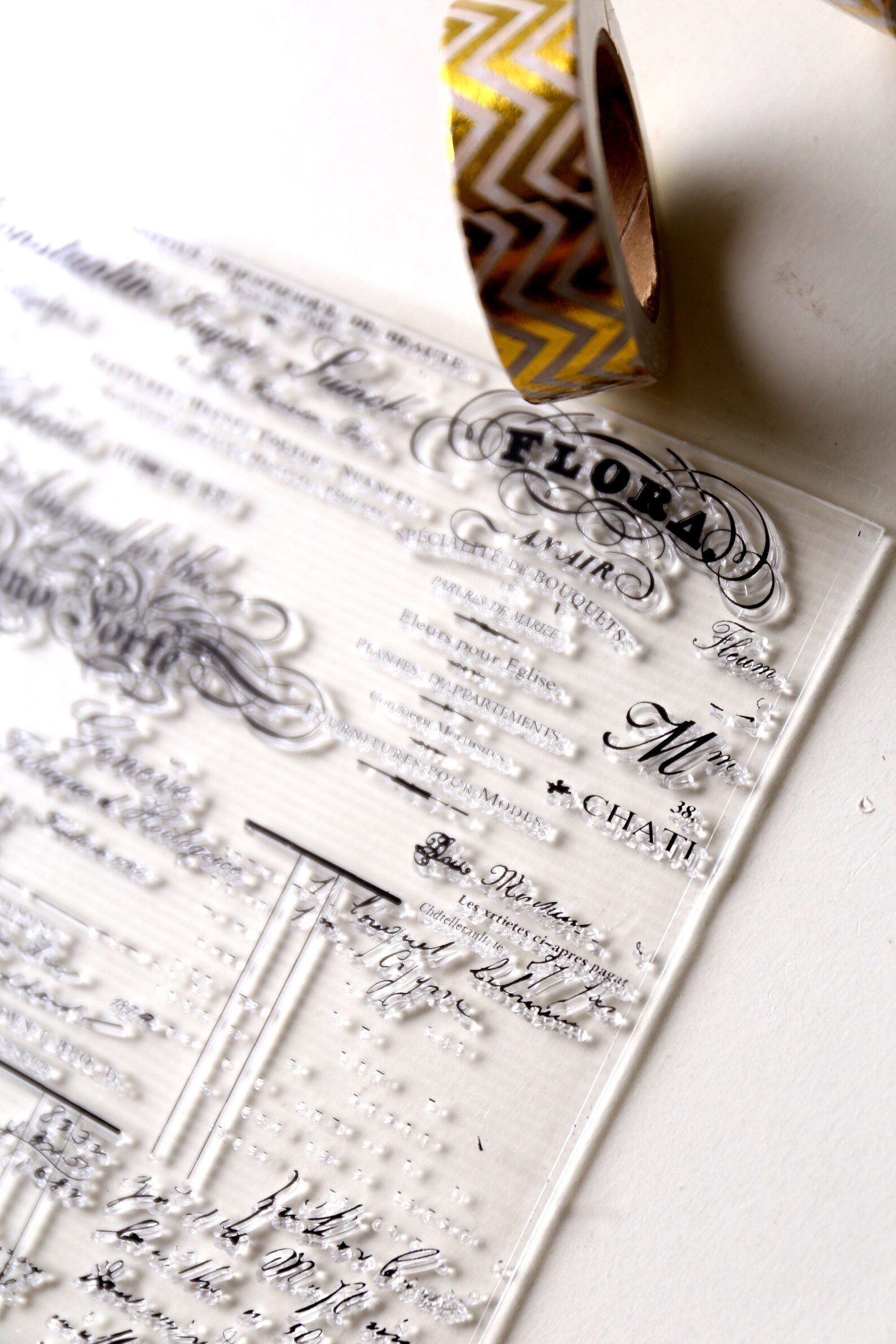 Script Letters Clear Rubber Stamps/planner Stamps/stamp - Etsy