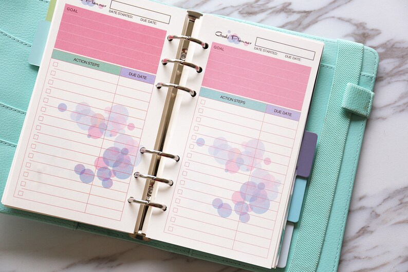 100 Pages A5 Planner Inserts /goal Planner/personal Size - Etsy 100 Pages A5 Planner Inserts /goal Planner/personal Size - Etsy