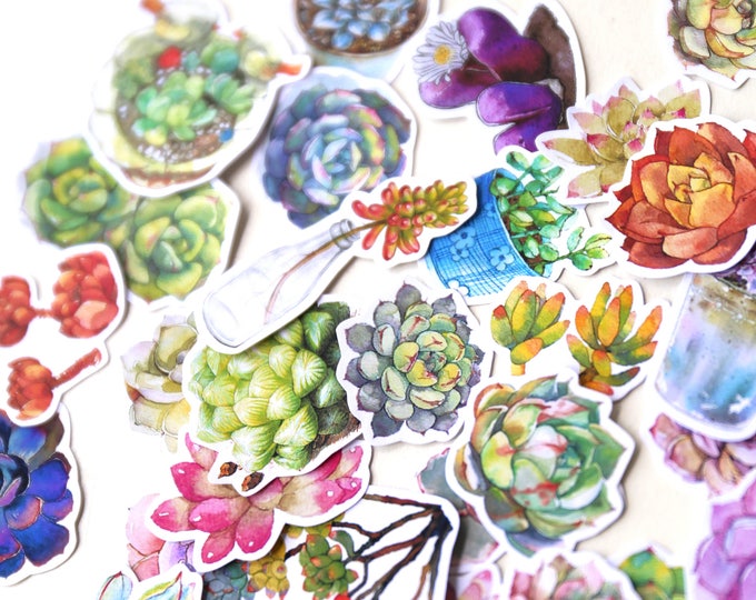 Botanical Floral Stickers/plants Planner Stickers/ Filofax - Etsy