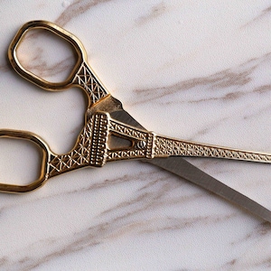 Eiffel Tower Sewing Scissor /gold Antique Vintage Scissors /custom ...
