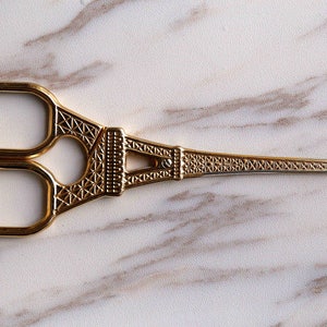 Eiffel Tower Sewing Scissor /gold Antique Vintage Scissors /custom ...