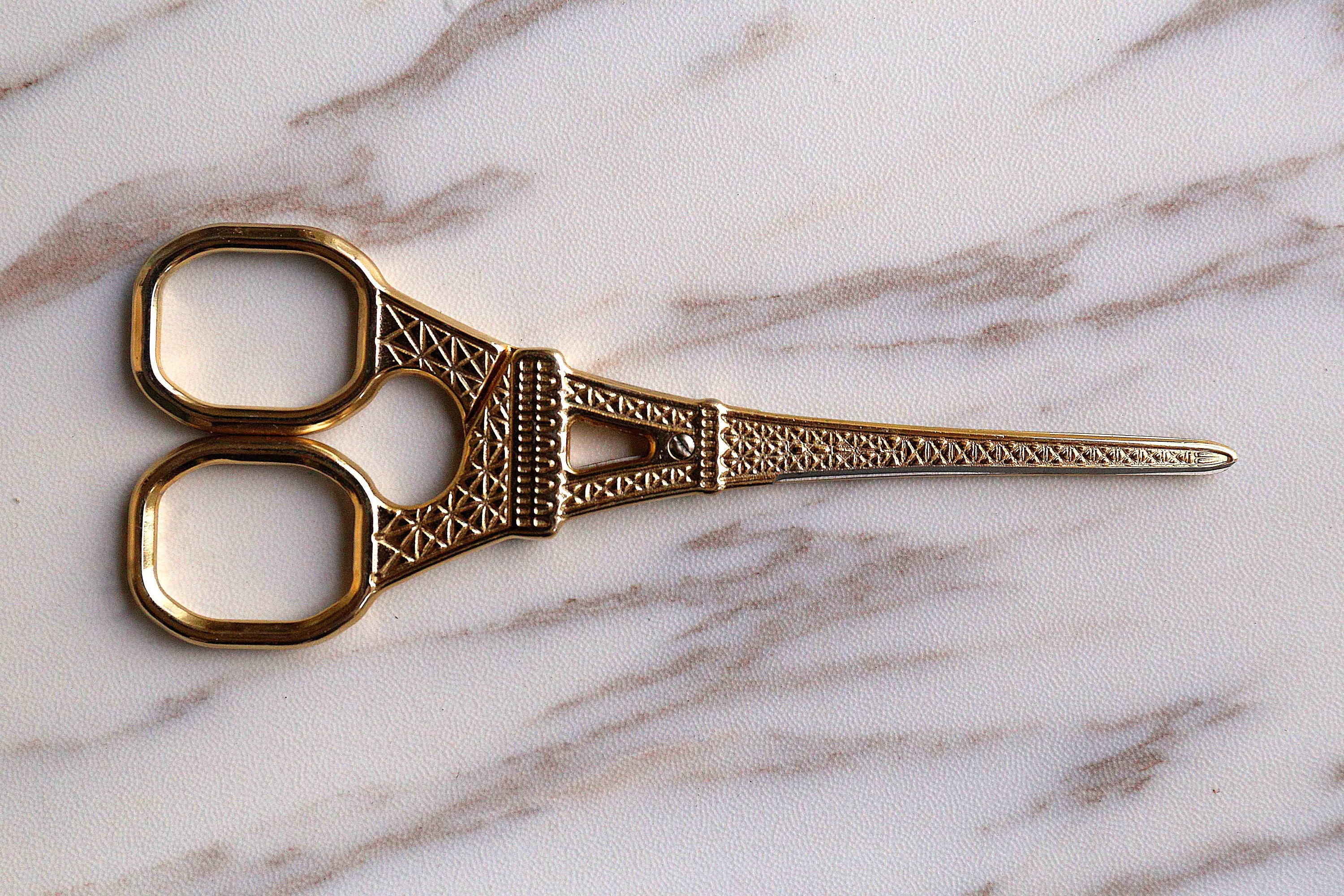 Eiffel Tower Sewing Scissor /gold Antique Vintage Scissors | Etsy