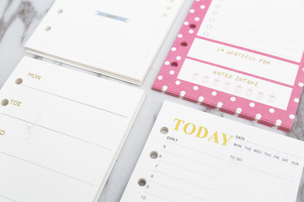 Personal Planner Inserts /colorful Inserts /personal Size - Etsy