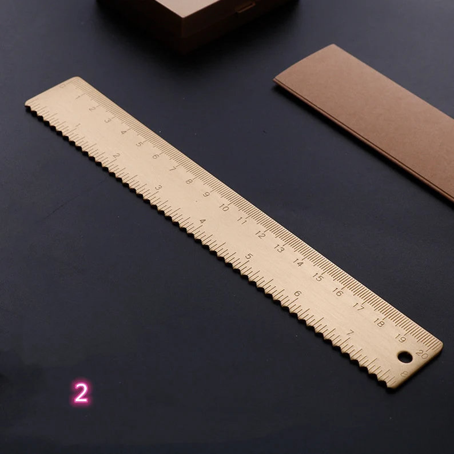 20cm Brass Ruler Metal Ruler 20cm Ruler Drawing Ruler Cute - Etsy