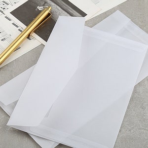 Transparent Envelopes / White Clear Envelopes/clear Envelopes ...