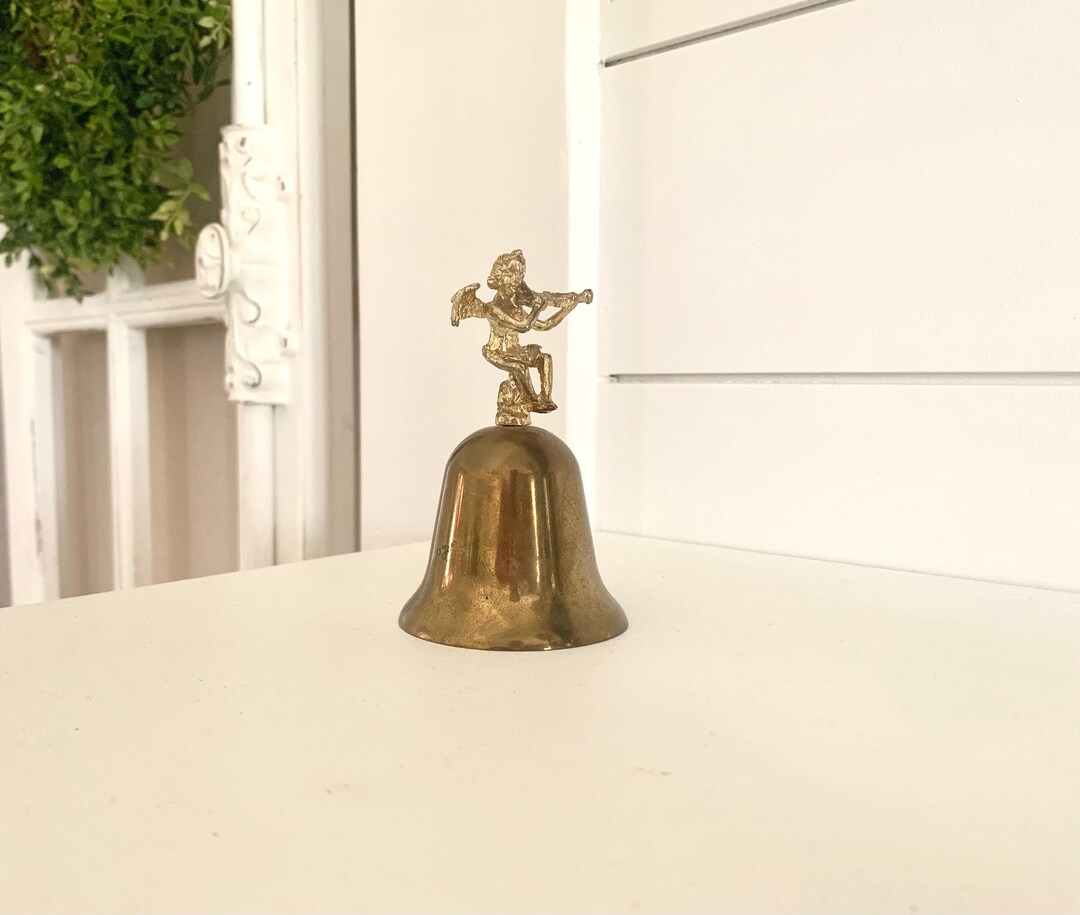 Vintage Gold Bell, Dinner Bell, Small Bell Brass Bell - Etsy