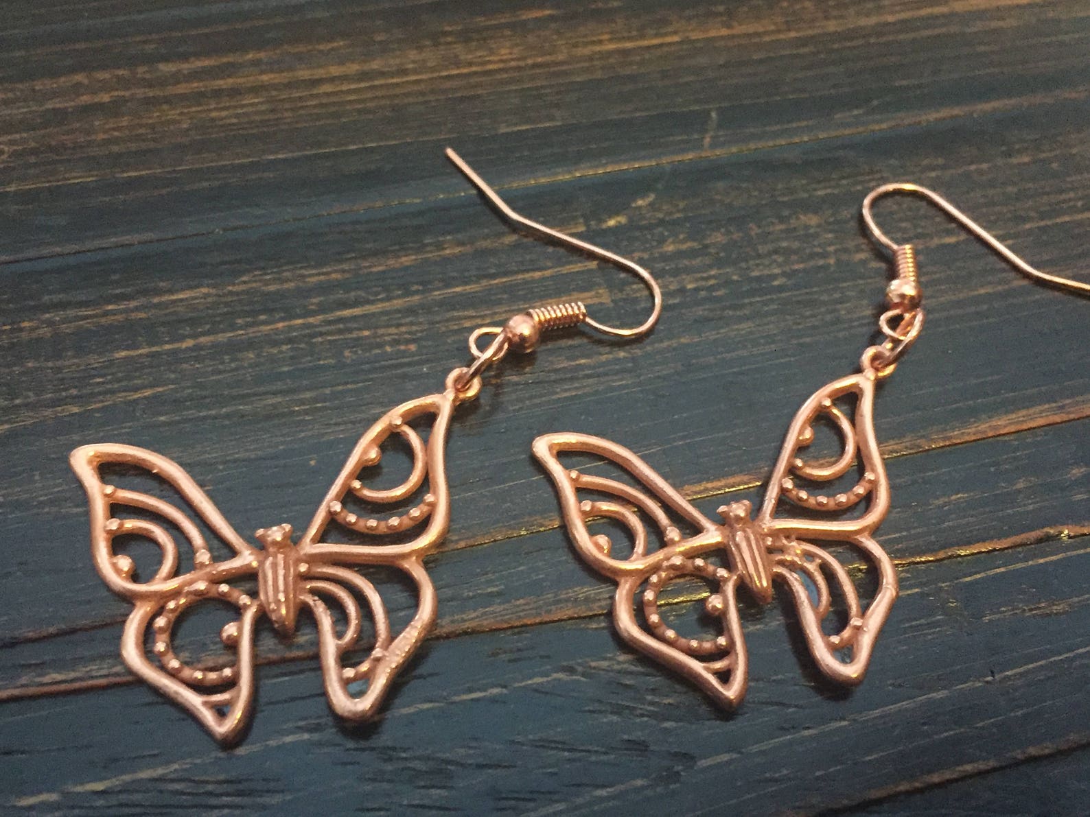 Butterflies Dangle Earrings Drop And Dangle Earrings Etsy