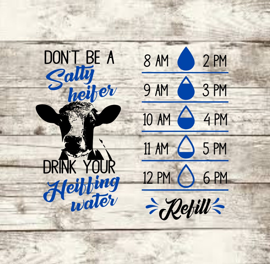 Dont Be A Salty Heifer SVG - Etsy