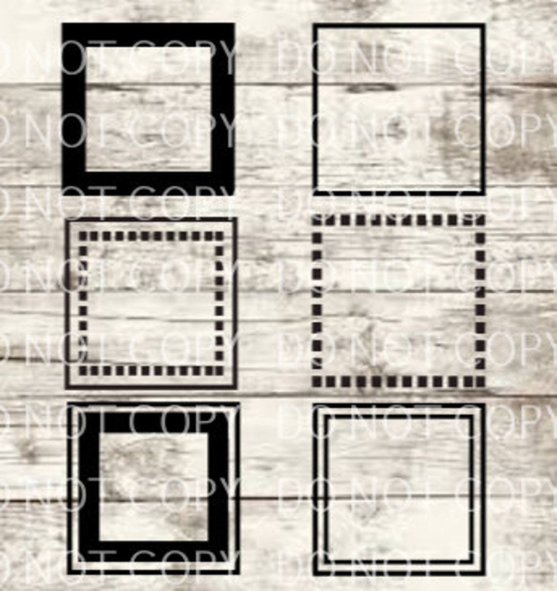 SQUARE FRAMES - Etsy