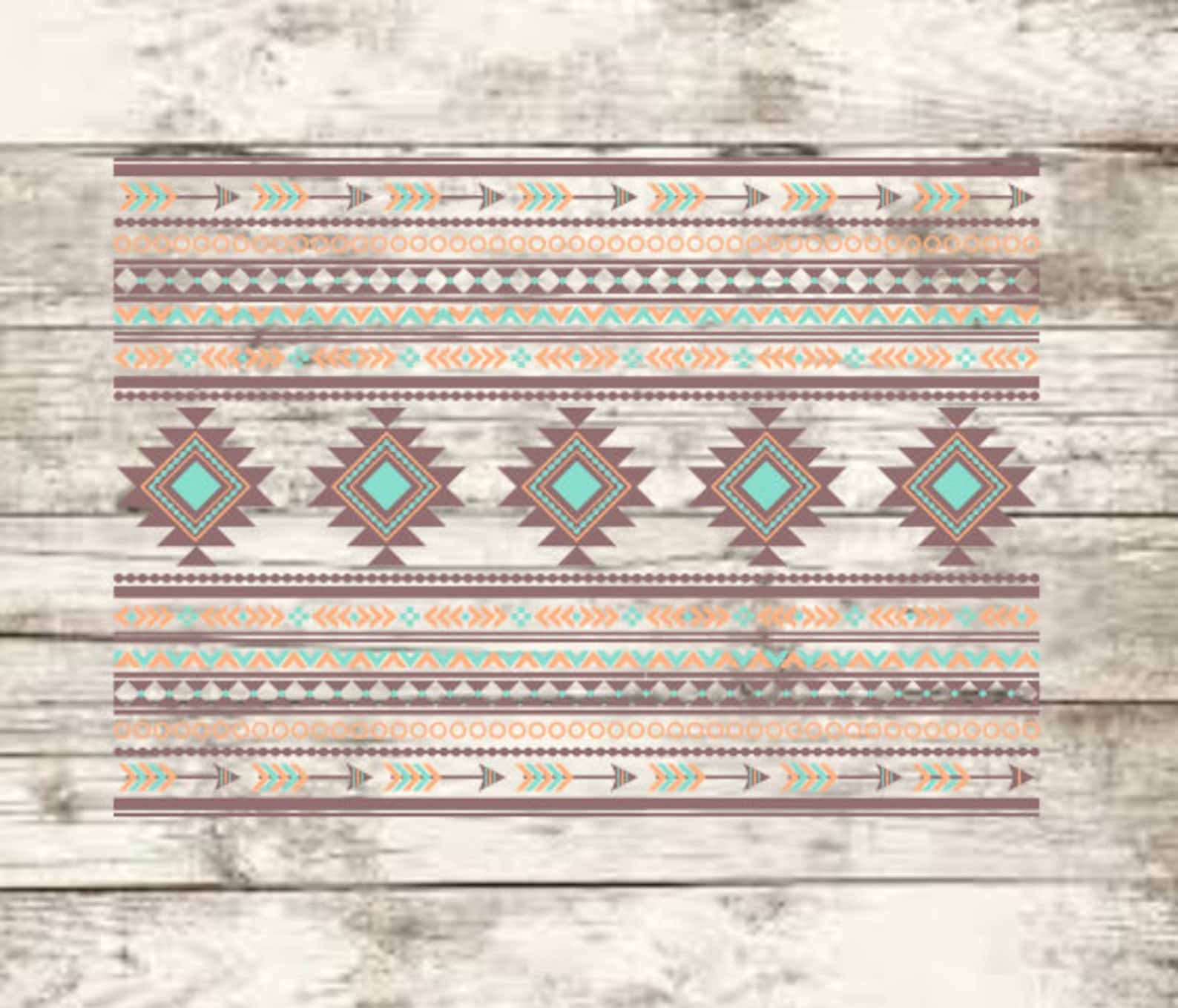 Western Aztec Pattern SVG - Etsy
