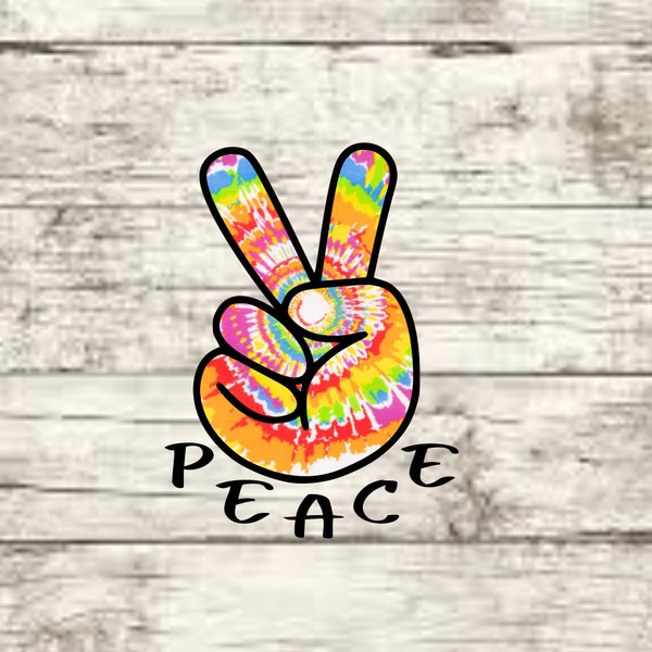 Tie Dye Peace Sign Png - Etsy