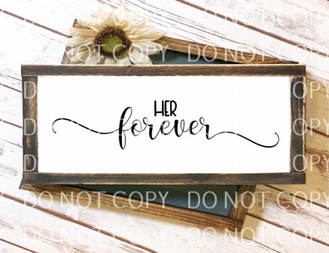Her Forever His Always - Etsy
