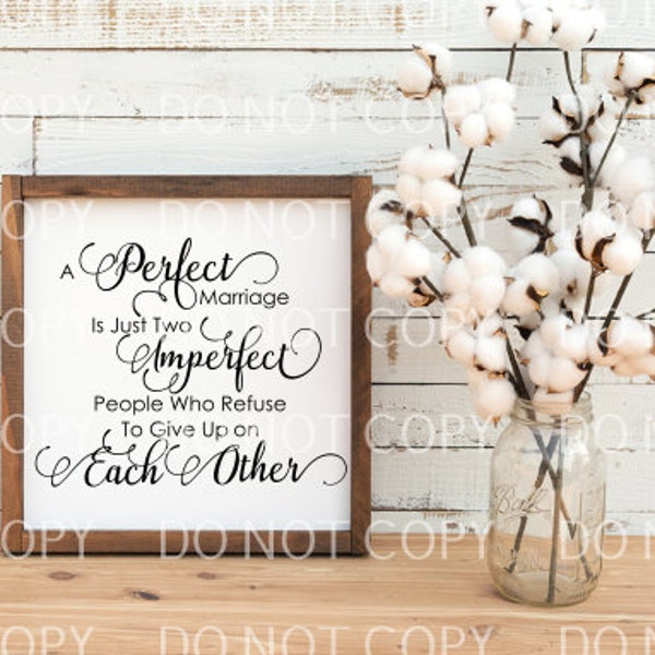 The Perfect Marriage - Etsy