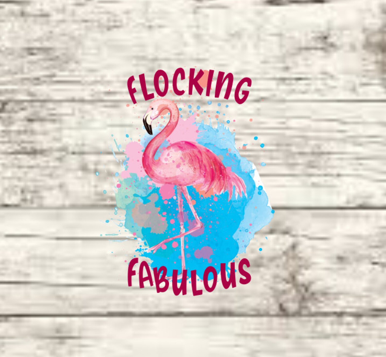 Flocking Fabulous PNG - Etsy