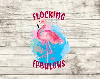 Flocking Fabulous Digital Download. Flamingo. Cheetah. Floral. Flower ...