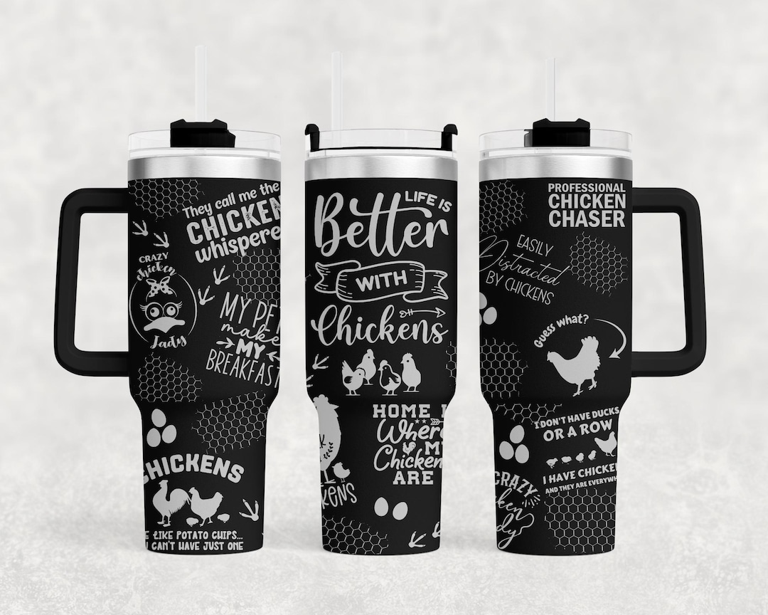 Laser Engraved Chicken Lady - Etsy