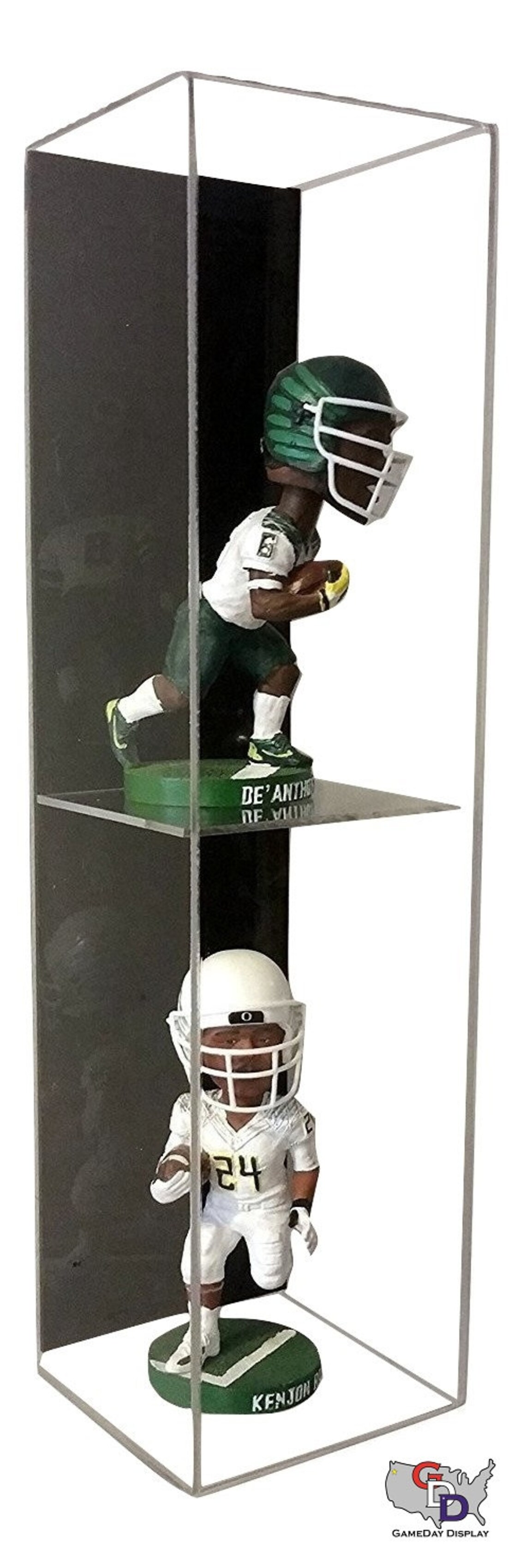 Acrylic Wall Mount Double Vertical Bobble Head Display Case by - Etsy